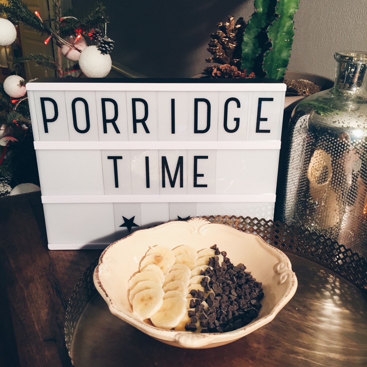 Porridge Time – Chère Gemme,
